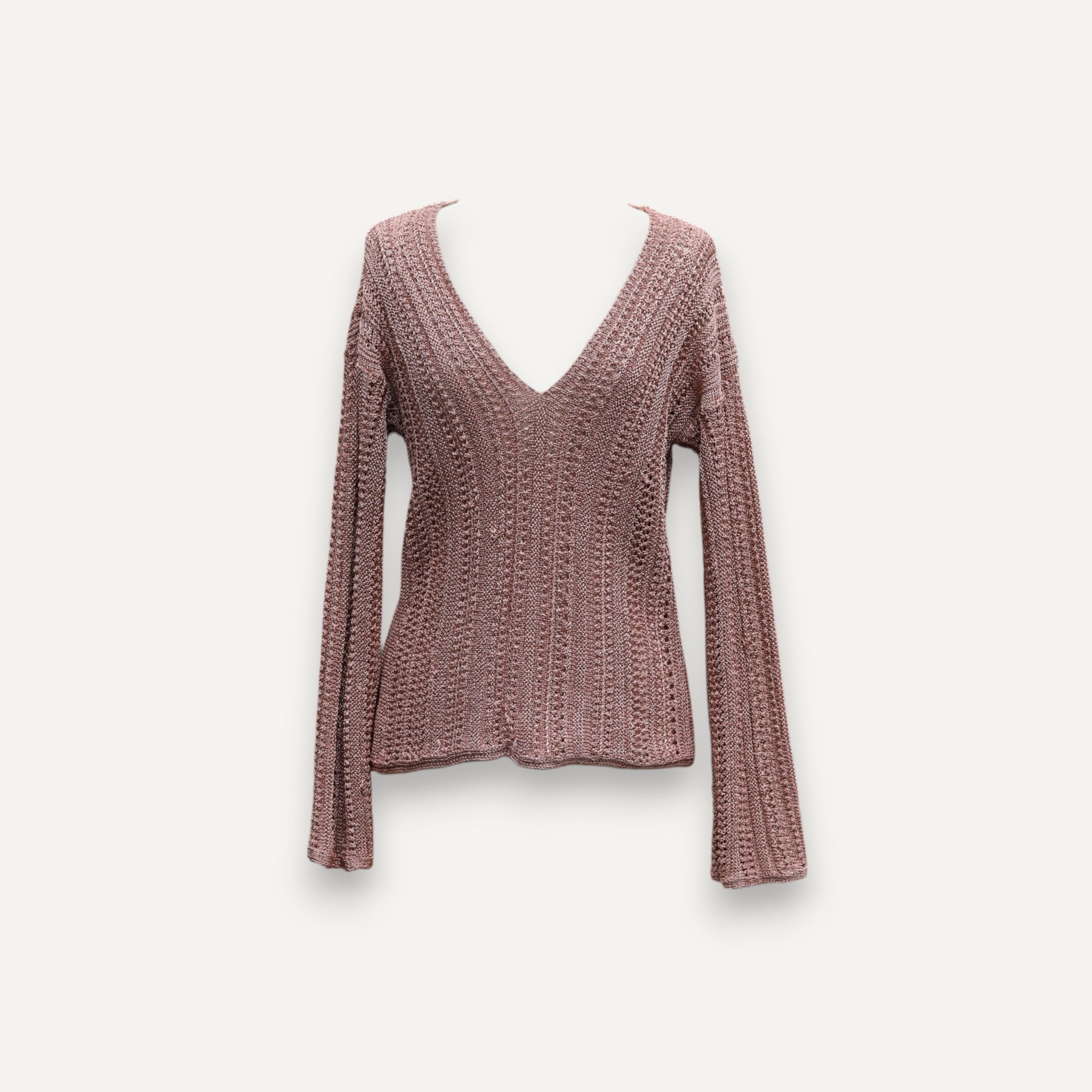 Vintage Pink Crotchet Knit Jumper – The Circular Studio